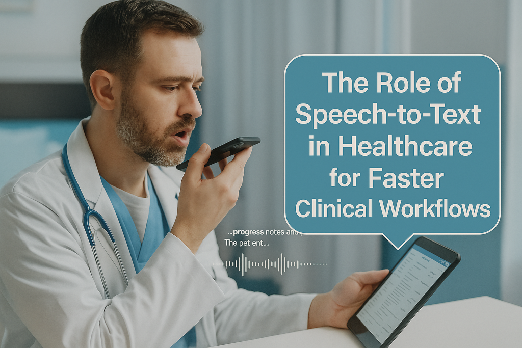 Speech-to-Text in Healthcare is Redefining How Doctors Work